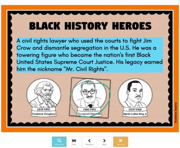 Black History Month Reading Passages Boom Cards - Made By Teachers