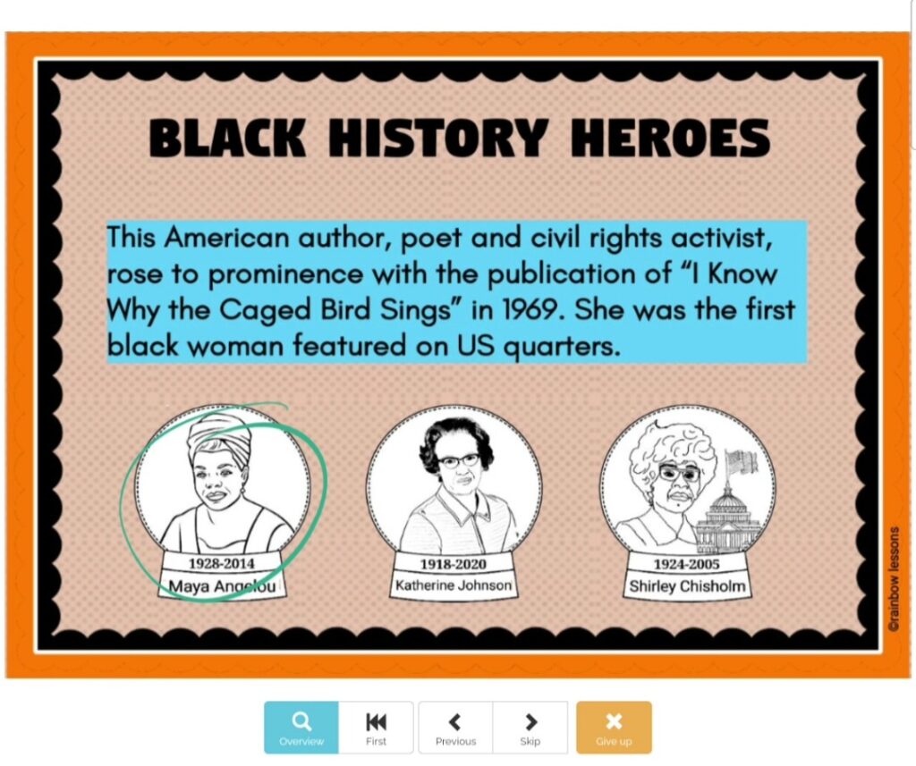 Black History Month Reading Passages Boom Cards - Made By Teachers