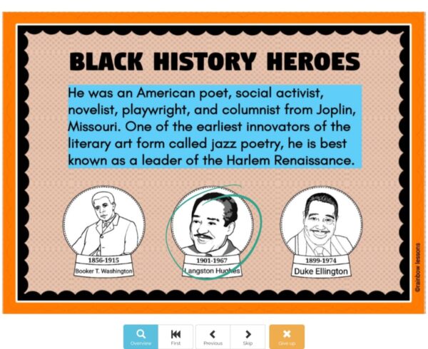 Black History Month Reading Passages Boom Cards - Made By Teachers