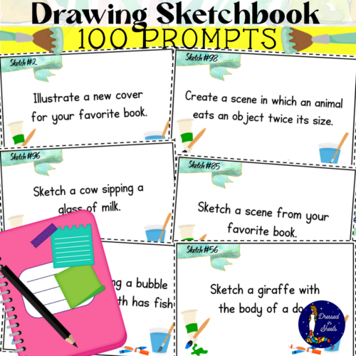 Drawing Sketchbook Prompts | Made By Teachers