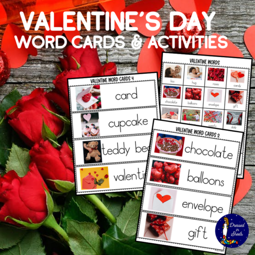 Valentine's Day Word Cards and Activities | Made By Teachers