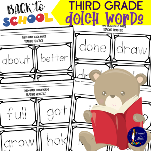 Third Grade Dolch Words Practice BUNDLE - Made By Teachers