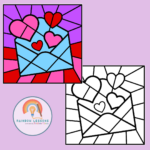 Valentines Day Color By Code Cliparts | Valentines | Made By Teachers