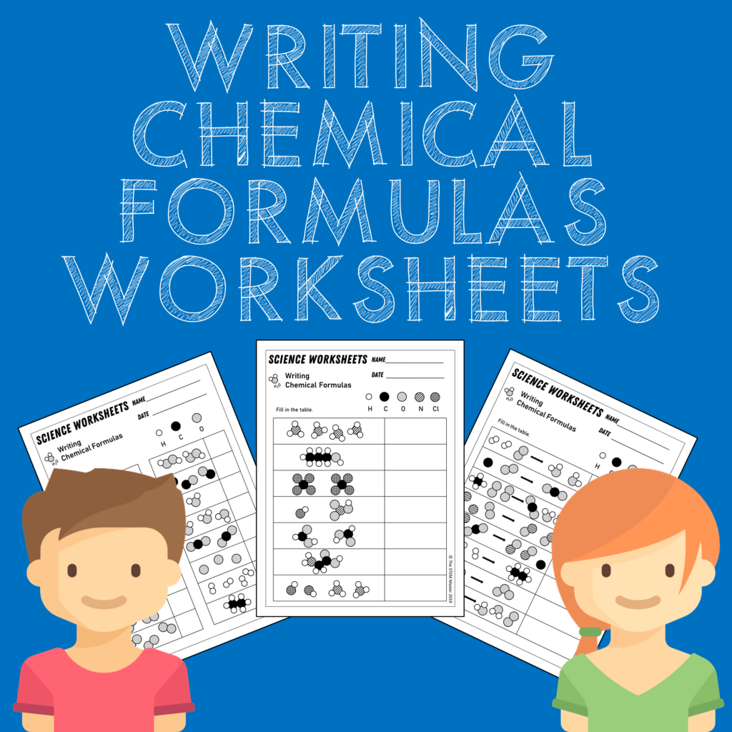 Writing Chemical Formulas Worksheets MS-PS1-1 | Made By Teachers