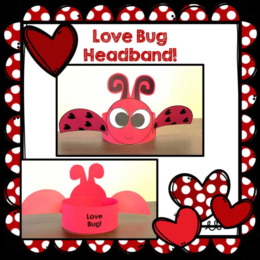 Valentine Craft, Lady bug headband | Made By Teachers