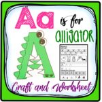 Letter Aa Craft, A is for Alligator - Made By Teachers