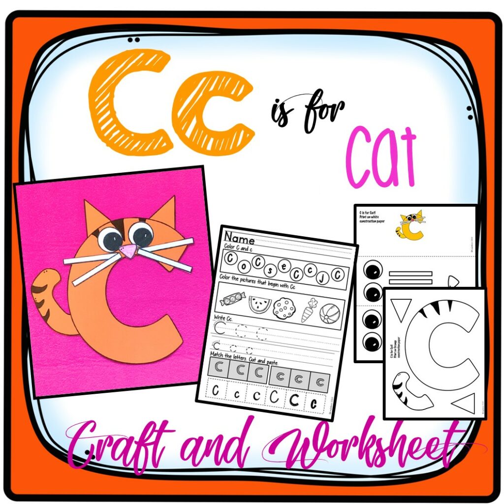 Letter Cc Craft, C is for Cat | Made By Teachers