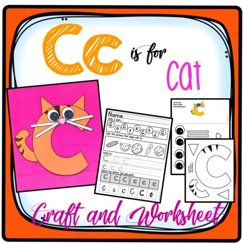 Letter Cc Craft, C is for Cat | Made By Teachers