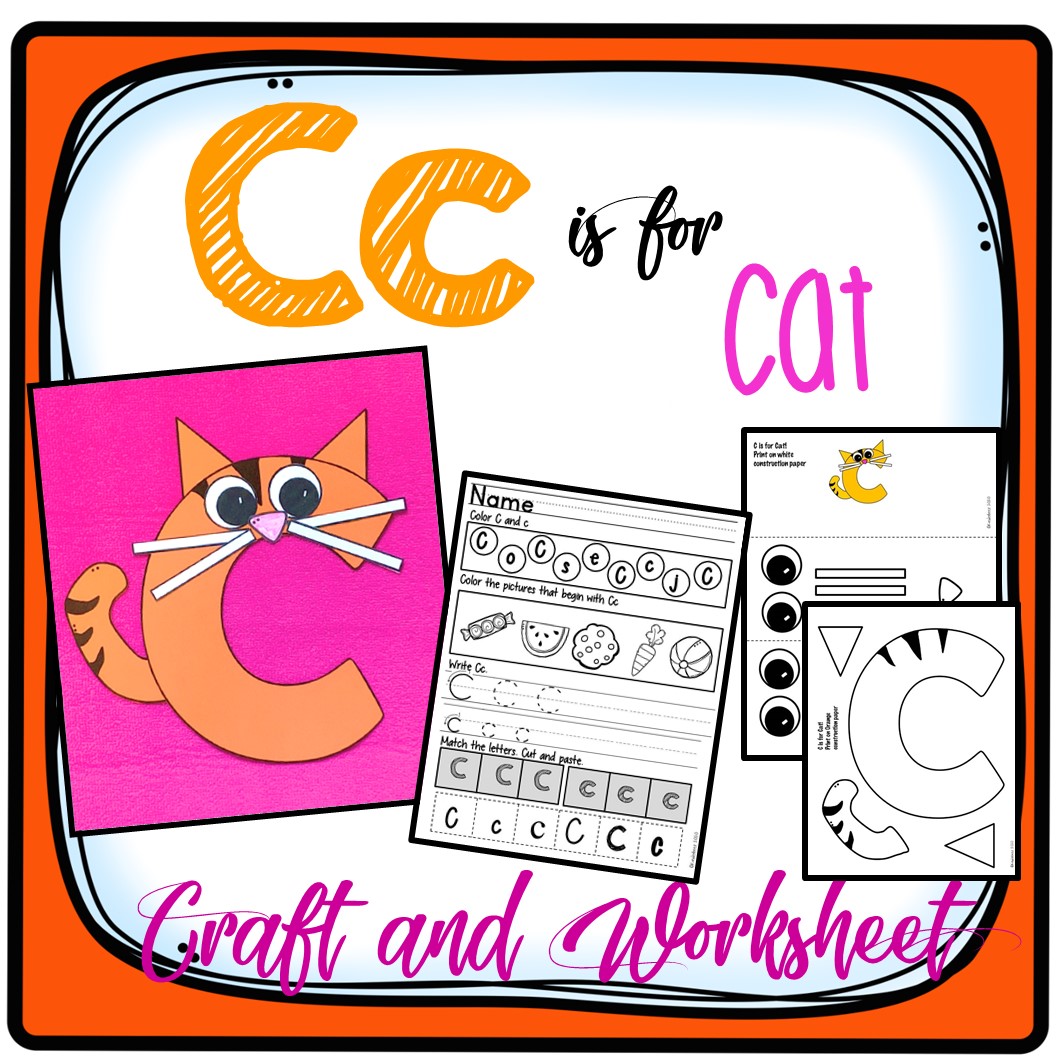 Letter Cc Craft C Is For Cat Made By Teachers
