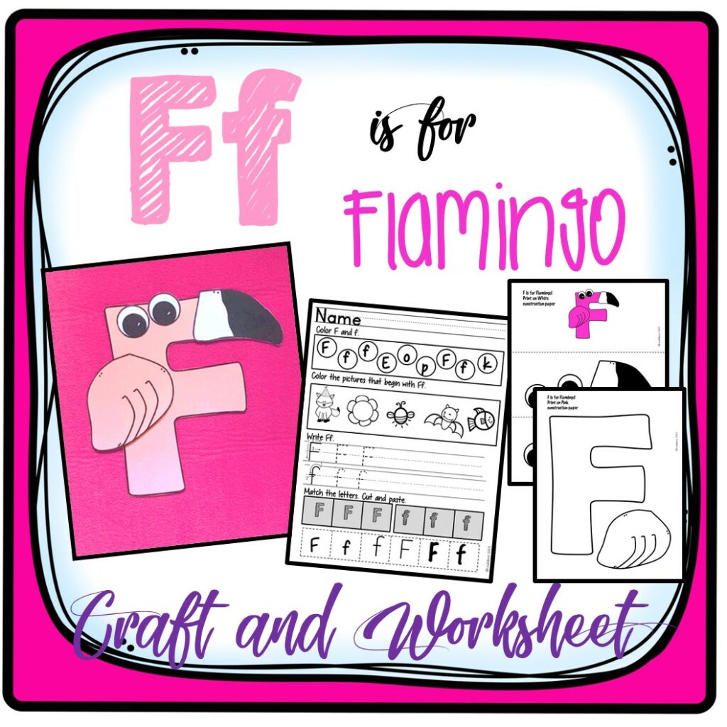 Letter Ff Craft, Ff is for Flamingo | Made By Teachers