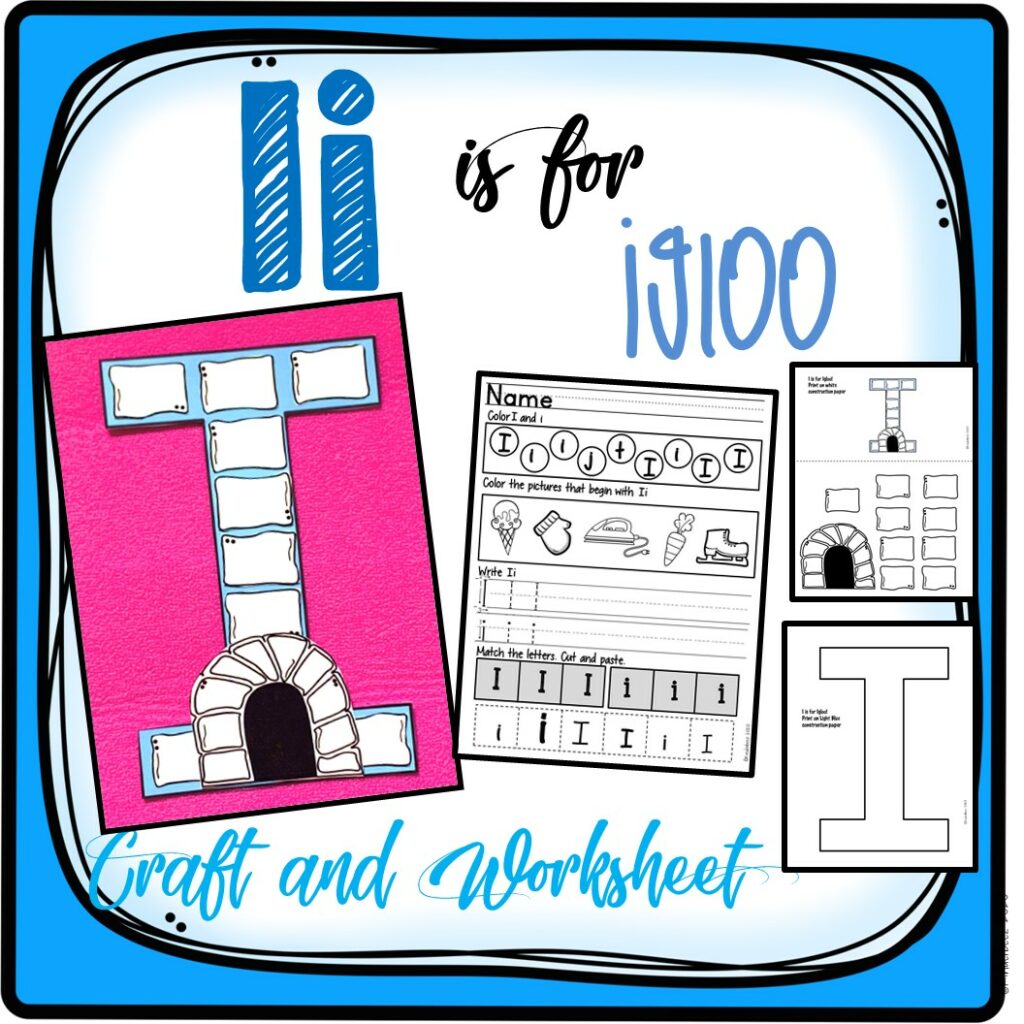 Letter Ii Craft, I is for igloo - Made By Teachers