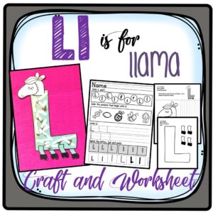 Letter Ll Craft, L is for Llama | Made By Teachers