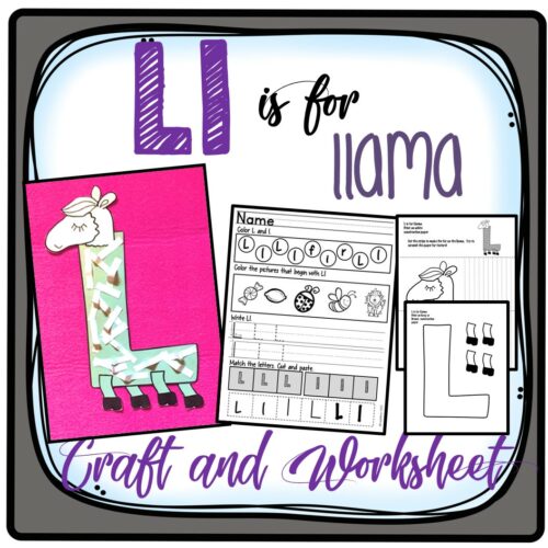 Letter Ll Craft, L is for Llama | Made By Teachers