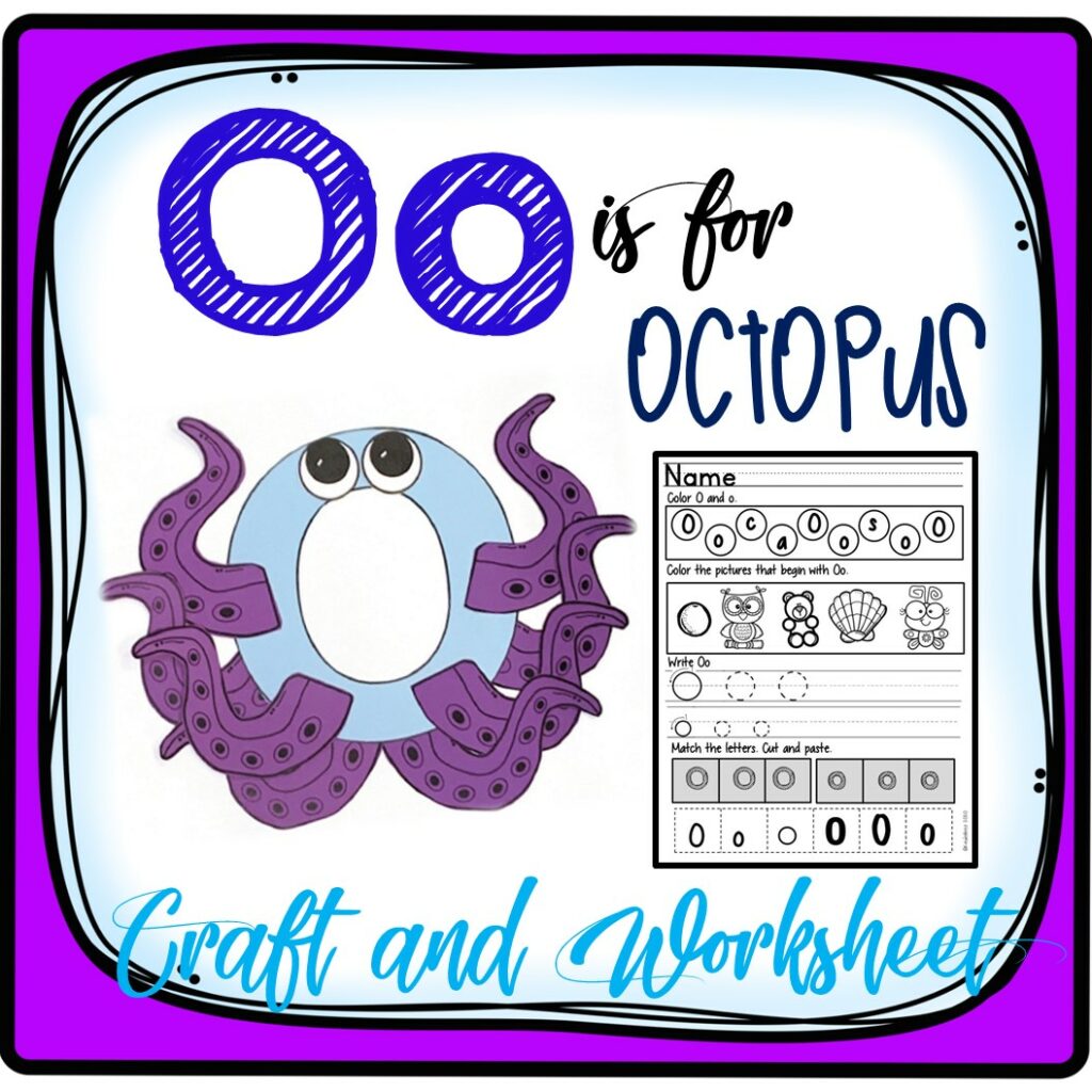 Letter Oo Craft, O is for Octopus | Made By Teachers