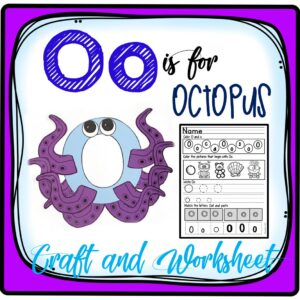 Letter Oo Craft, O is for Octopus - Made By Teachers