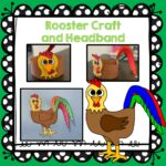 Rooster Craft, Rooster headband - Made By Teachers