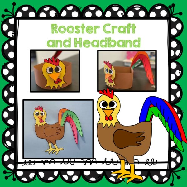 Rooster Craft, Rooster headband | Made By Teachers