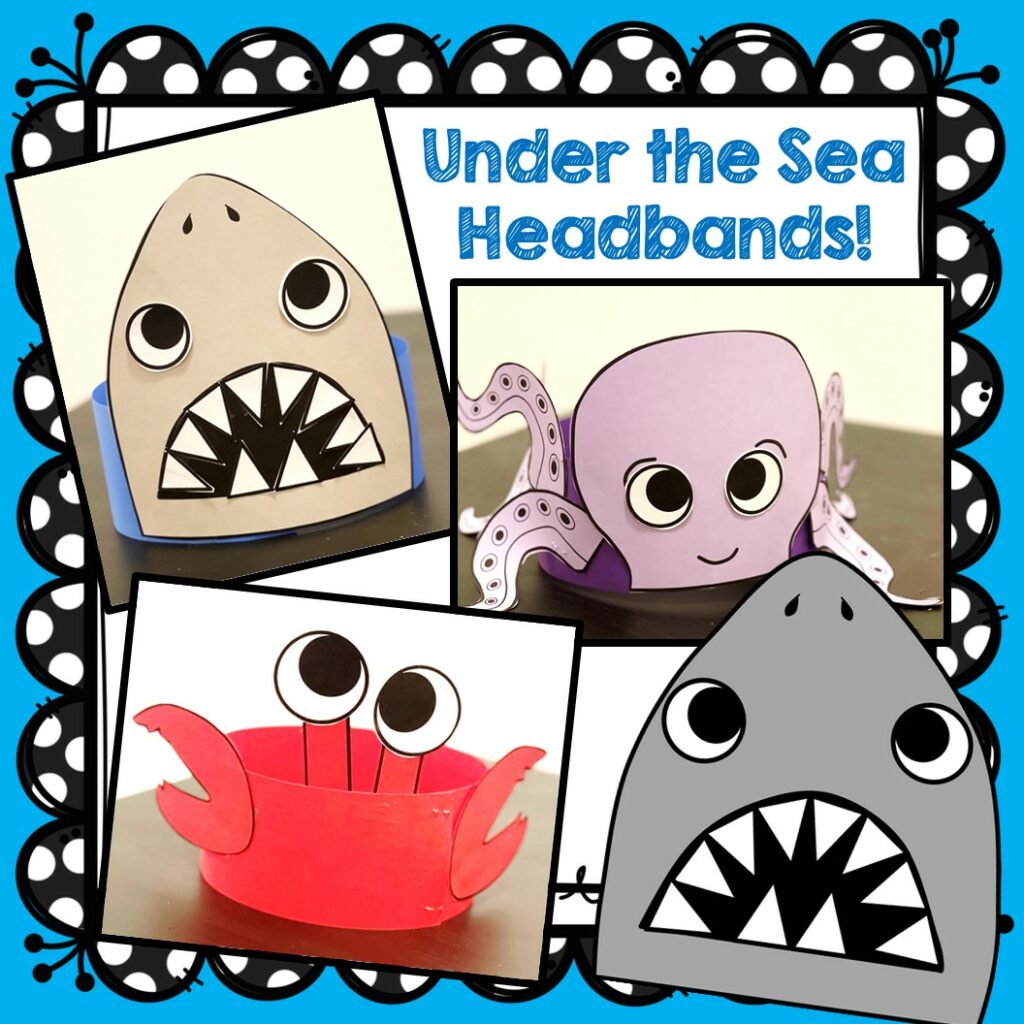 Sea Life and Dinosaur Craft headbands - Made By Teachers