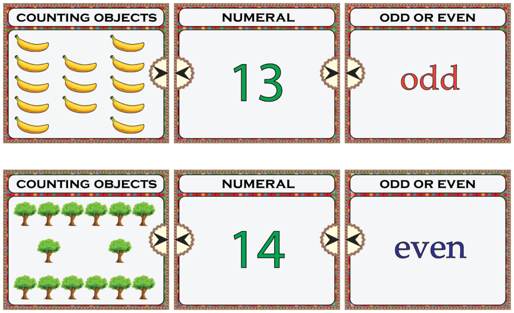 Math Center: Counting Objects and Odd or Even - Made By Teachers