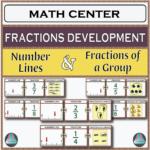 Math Center: Number Lines & Fractions of a Group | Made By Teachers