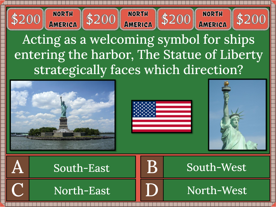 World Quiz Task Cards - Human Features Set 1 - Made By Teachers
