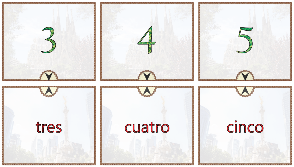 Spanish Match - Numbers and Colors | Made By Teachers