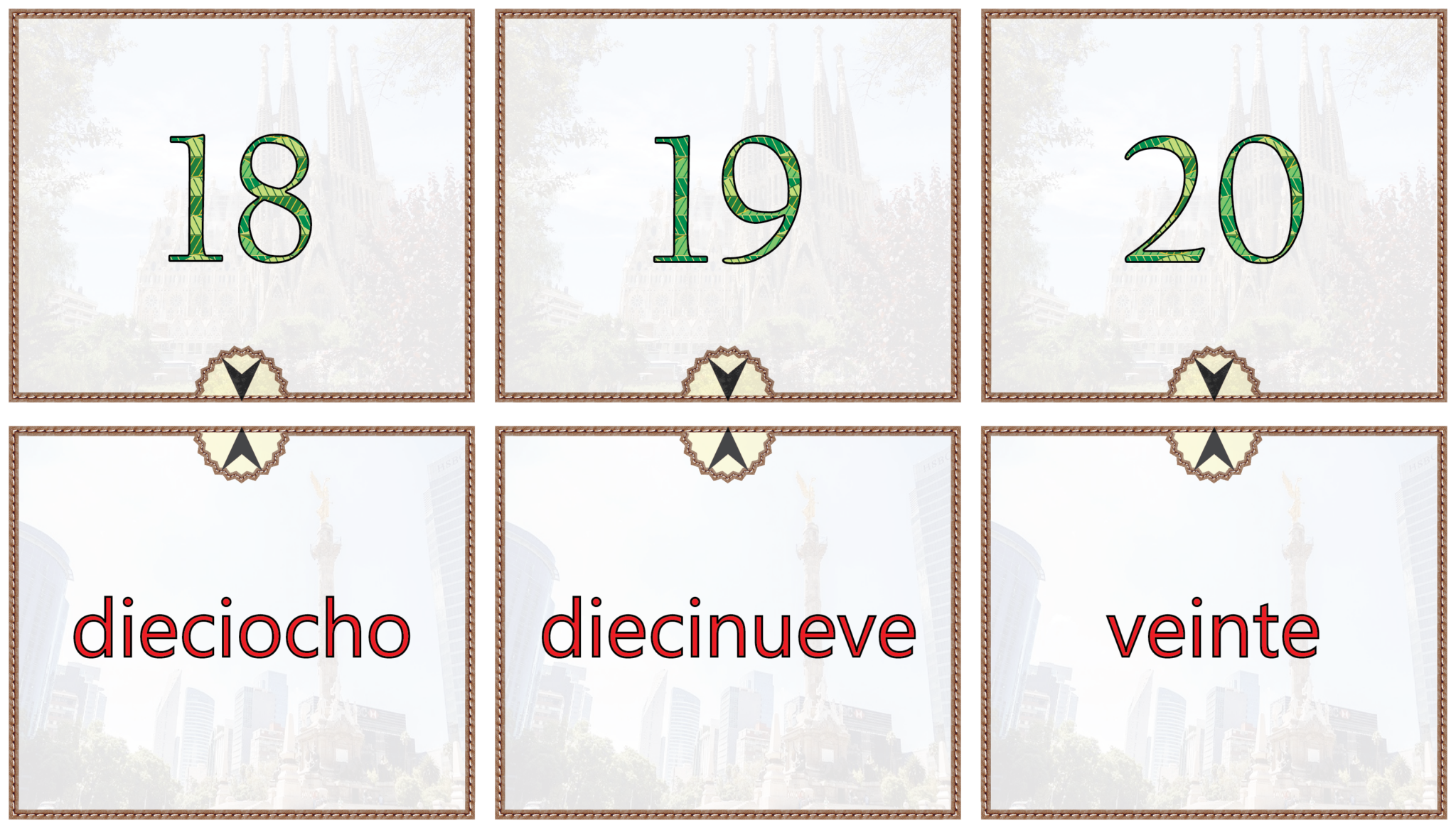 Spanish Match - Numbers and Colors | Made By Teachers