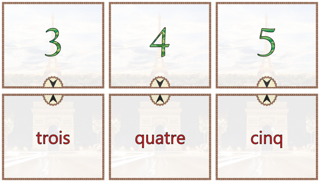 French Match - Numbers and Colors | Made By Teachers