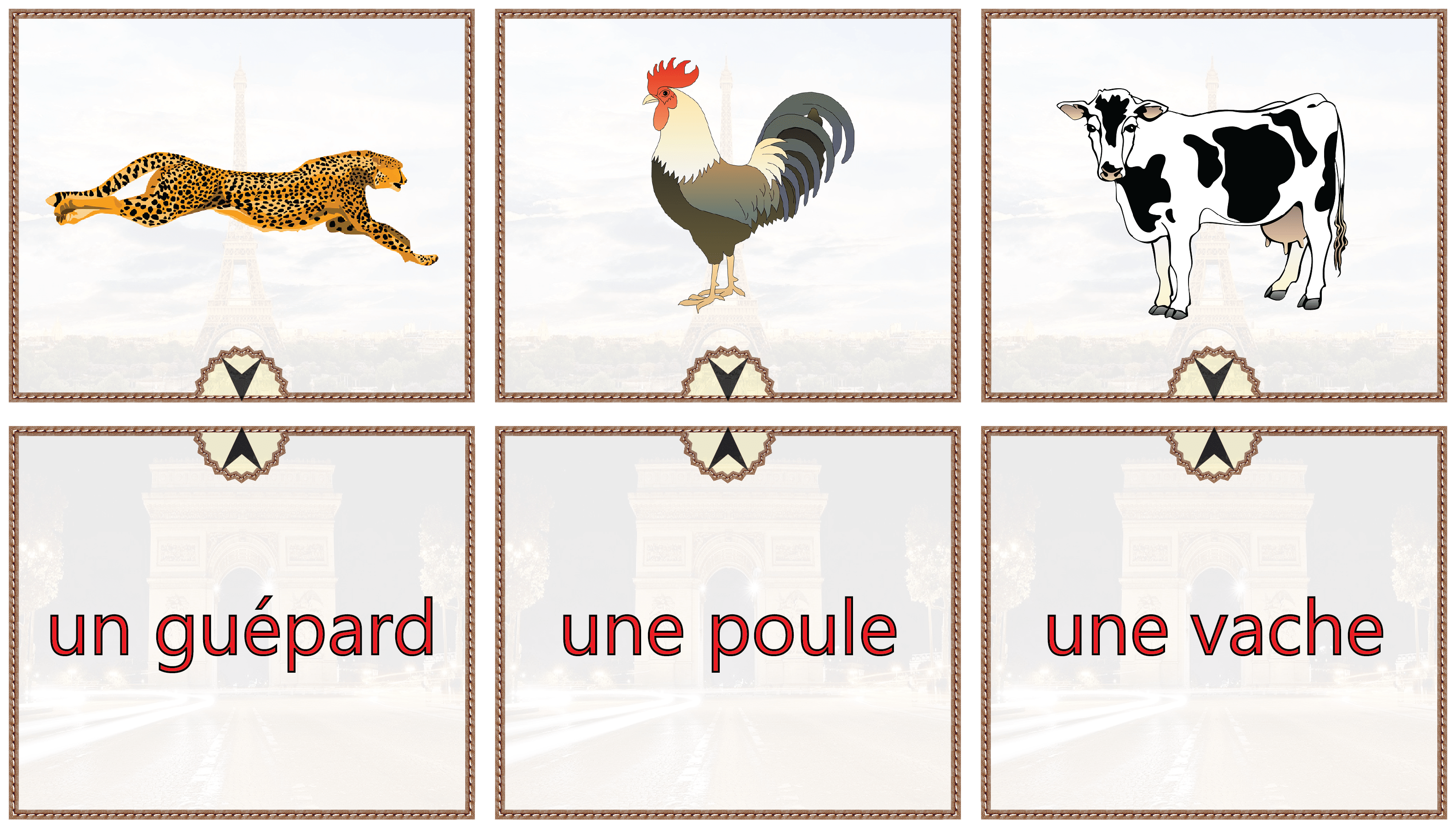 French Match - Animals | Made By Teachers