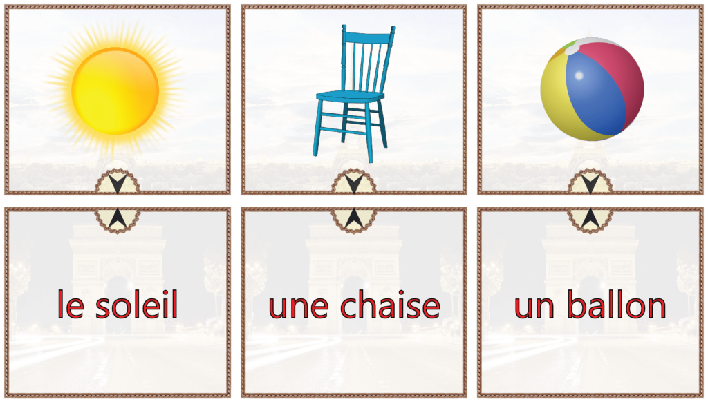 French Match - Everyday Objects - Made By Teachers