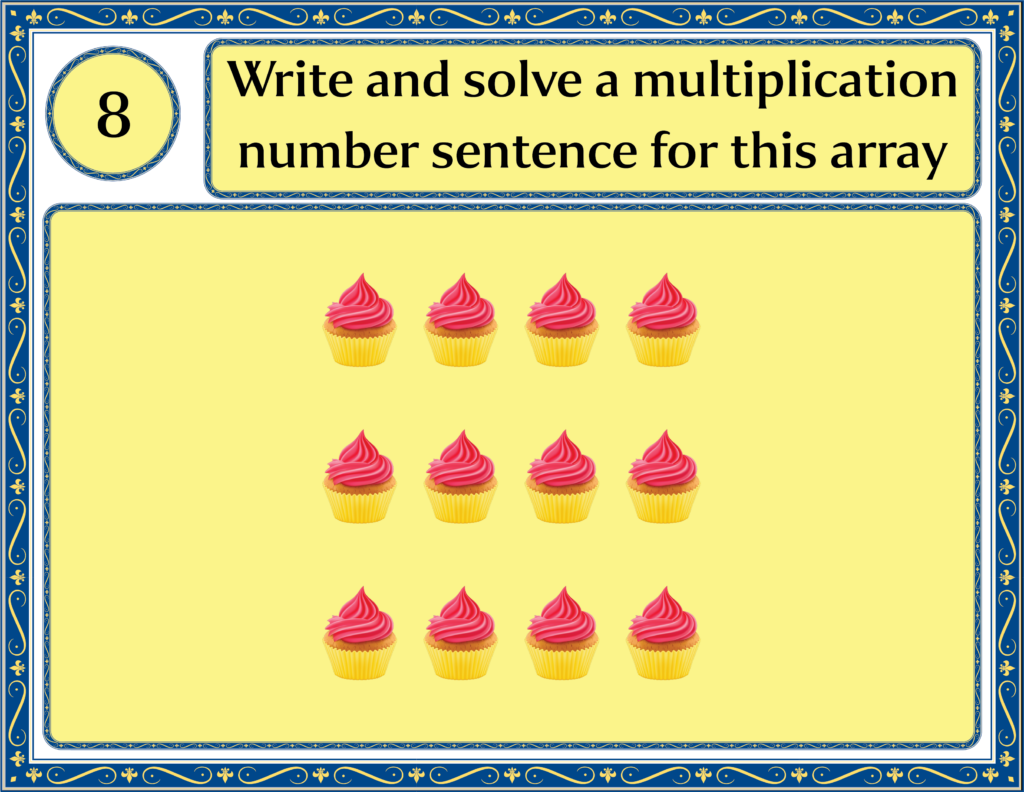 Multiplication Task Cards - Arrays | Made By Teachers