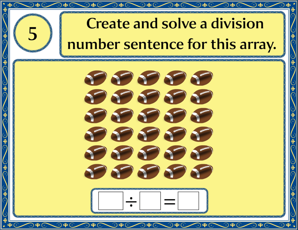 Division Task Cards - Arrays | Made By Teachers