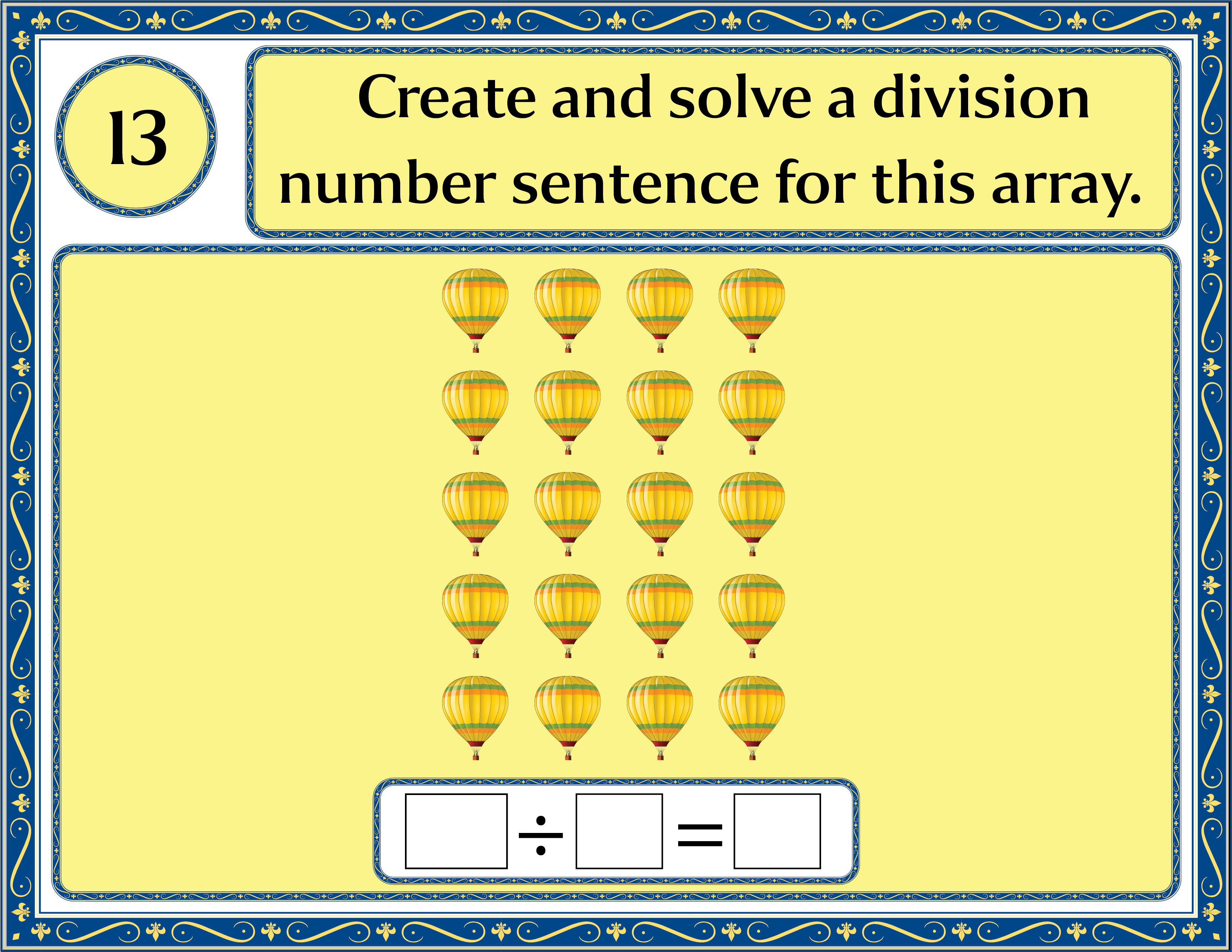 Division Task Cards - Arrays | Made By Teachers