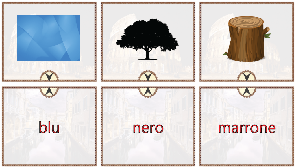 Italian Match - Numbers and Colors | Made By Teachers