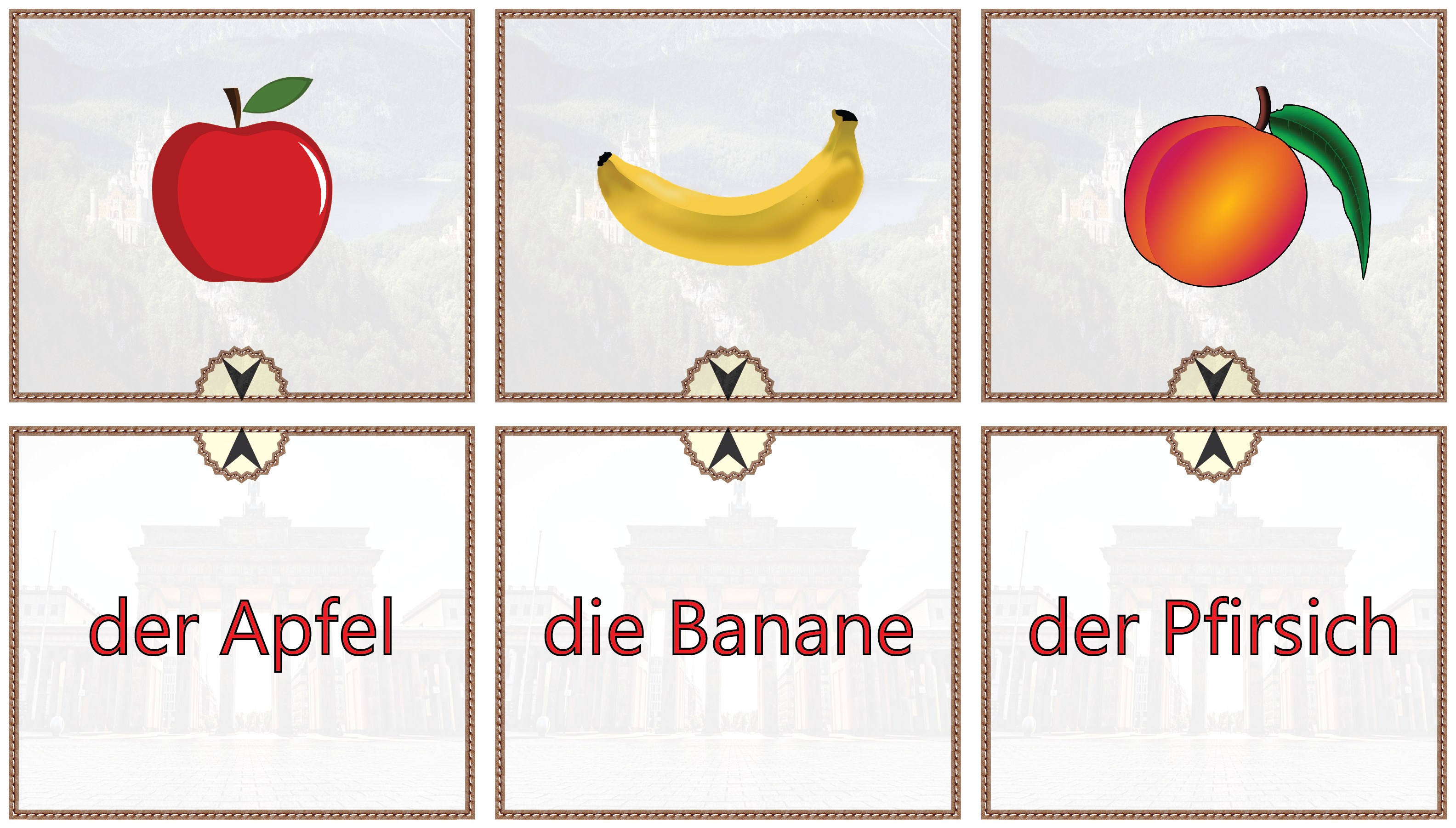 German Match - Fruits and Vegetables | Made By Teachers