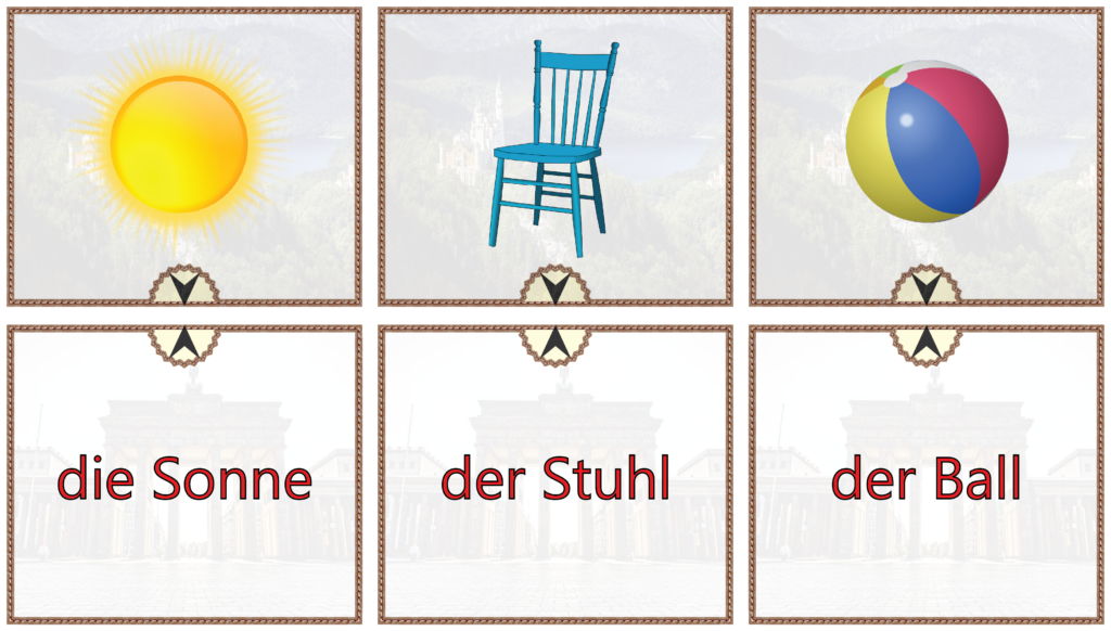 German Match - Everyday Objects | Made By Teachers