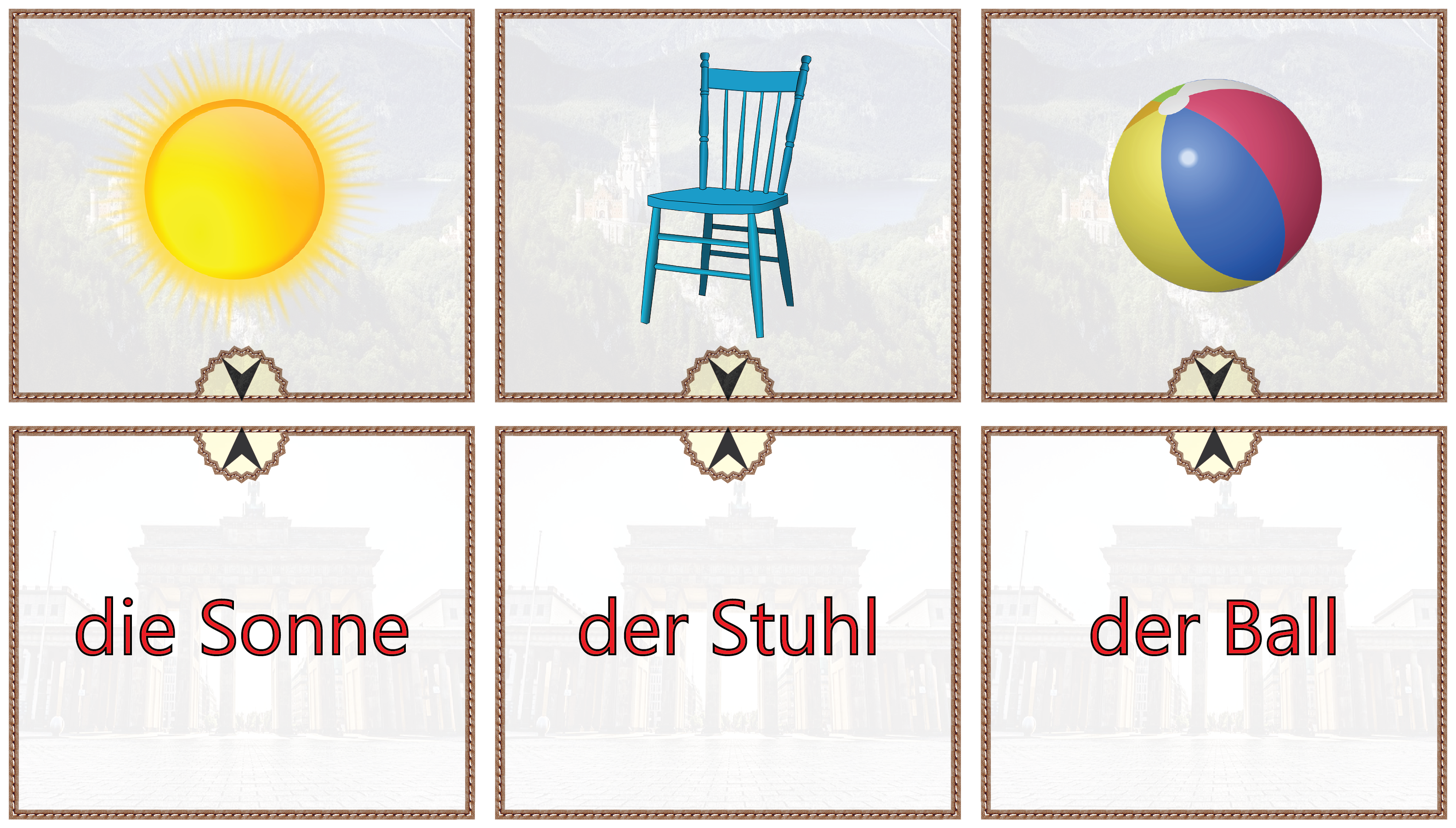 German Match - Everyday Objects | Made By Teachers