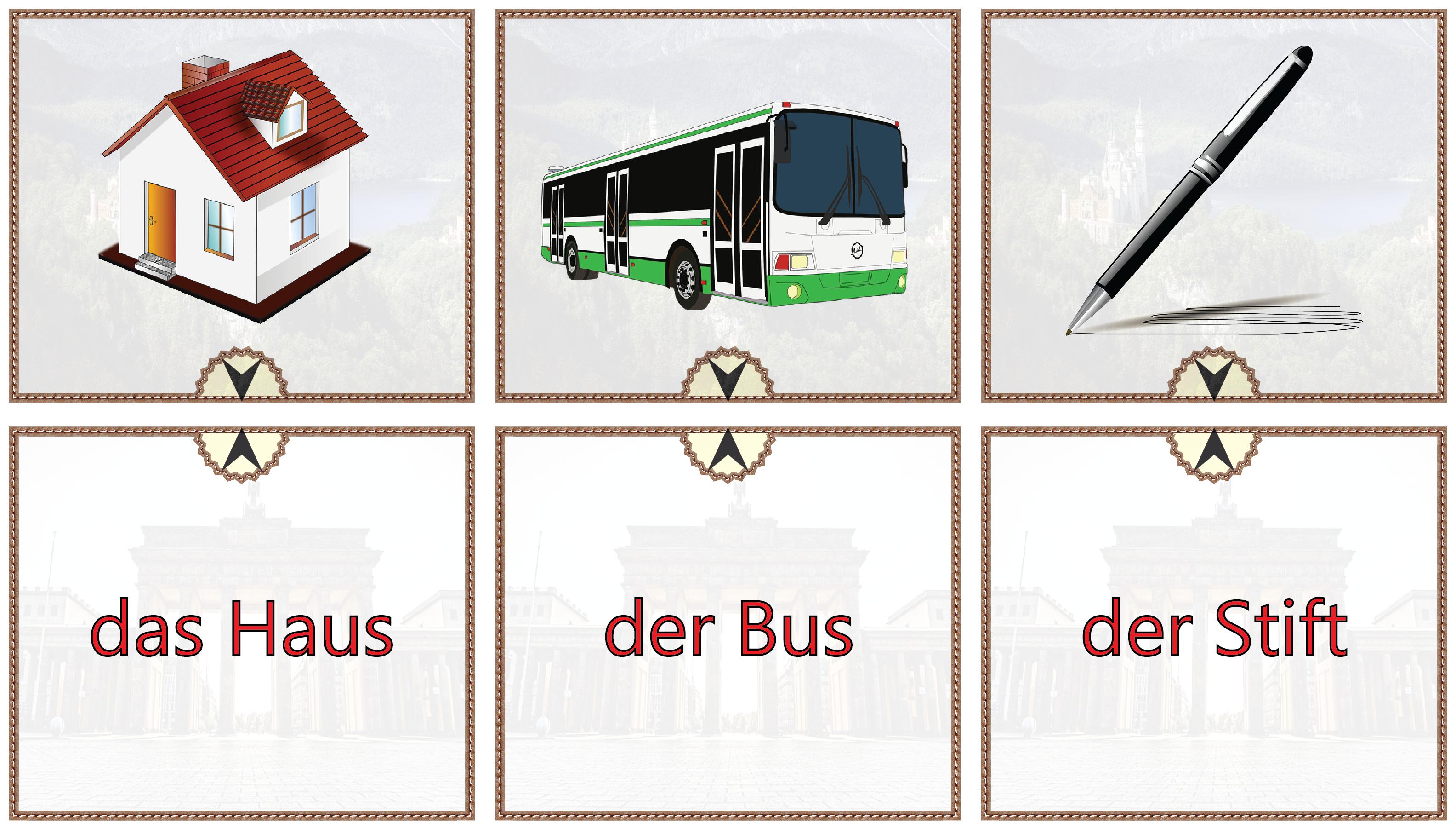 German Match - Everyday Objects | Made By Teachers