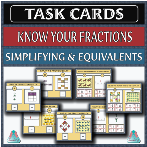 Know Your Fractions Task Cards Bundle | Made By Teachers
