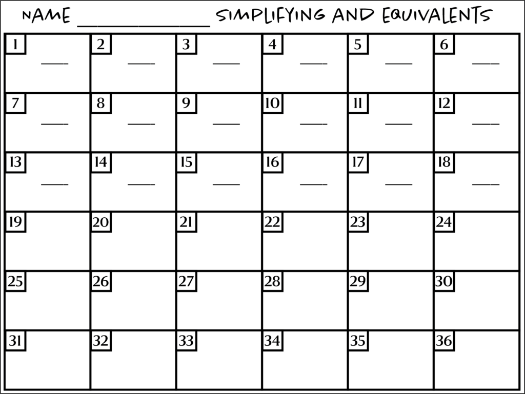 Fractions Task Cards - Simplifying and Equivalents - Made By Teachers
