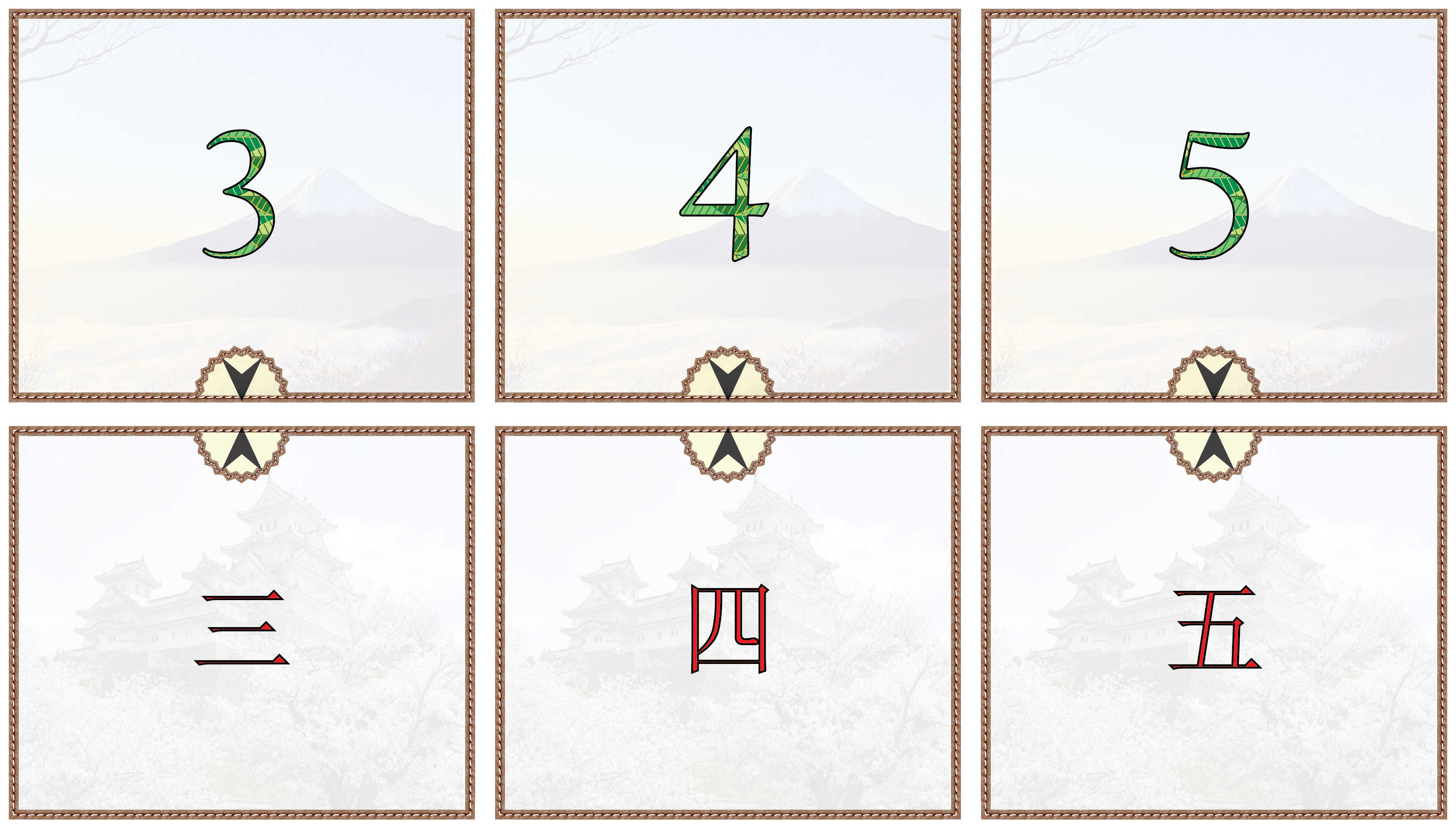 Japanese Match (Kanji) - Numbers & Colors - Made By Teachers