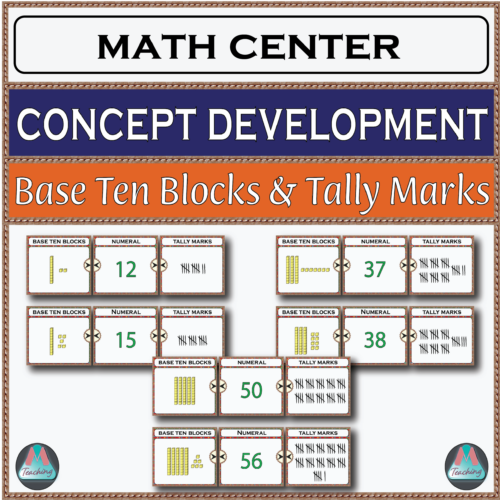 Math Center - Base Ten Blocks and Tally Marks | Made By Teachers