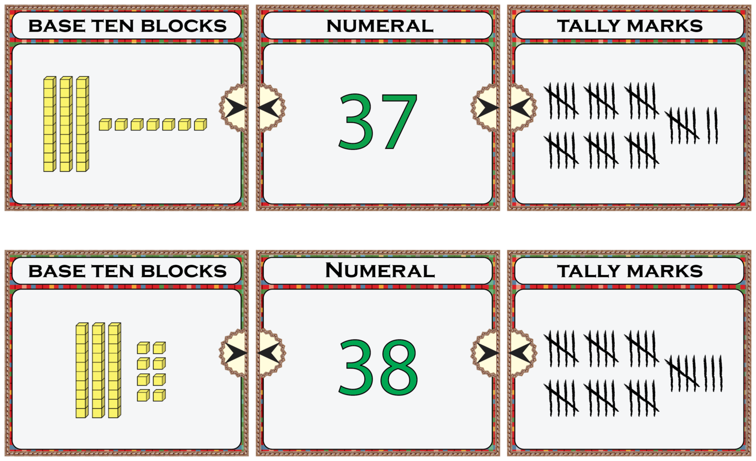 Math Center - Base Ten Blocks and Tally Marks | Made By Teachers