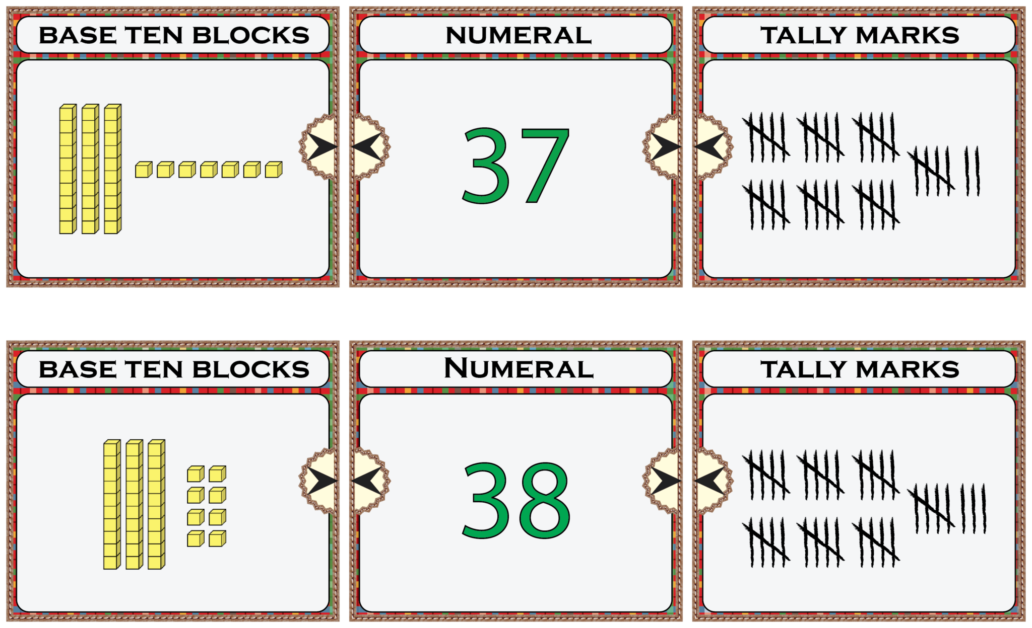 Math Center - Base Ten Blocks and Tally Marks | Made By Teachers