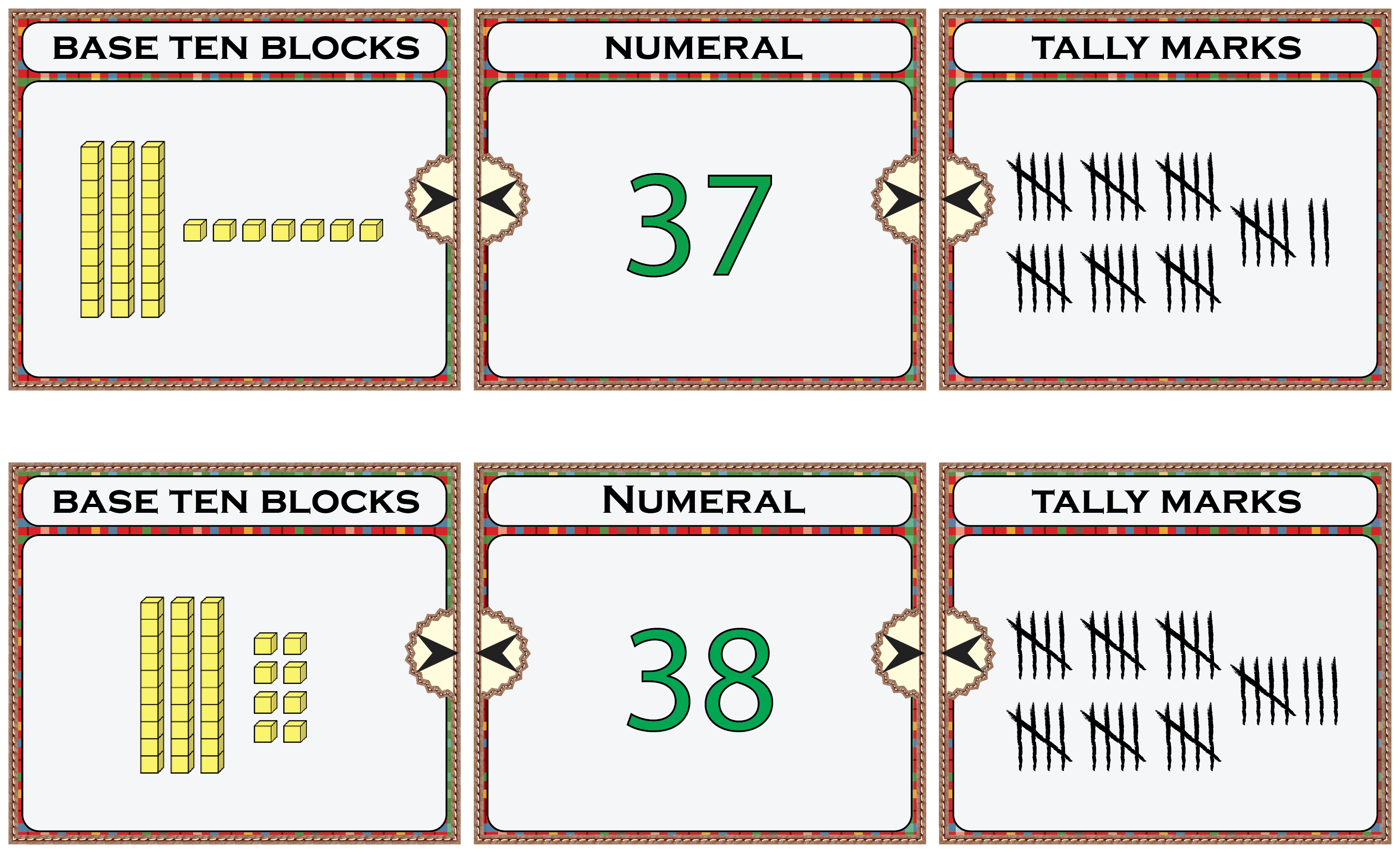 Math Center - Base Ten Blocks and Tally Marks | Made By Teachers