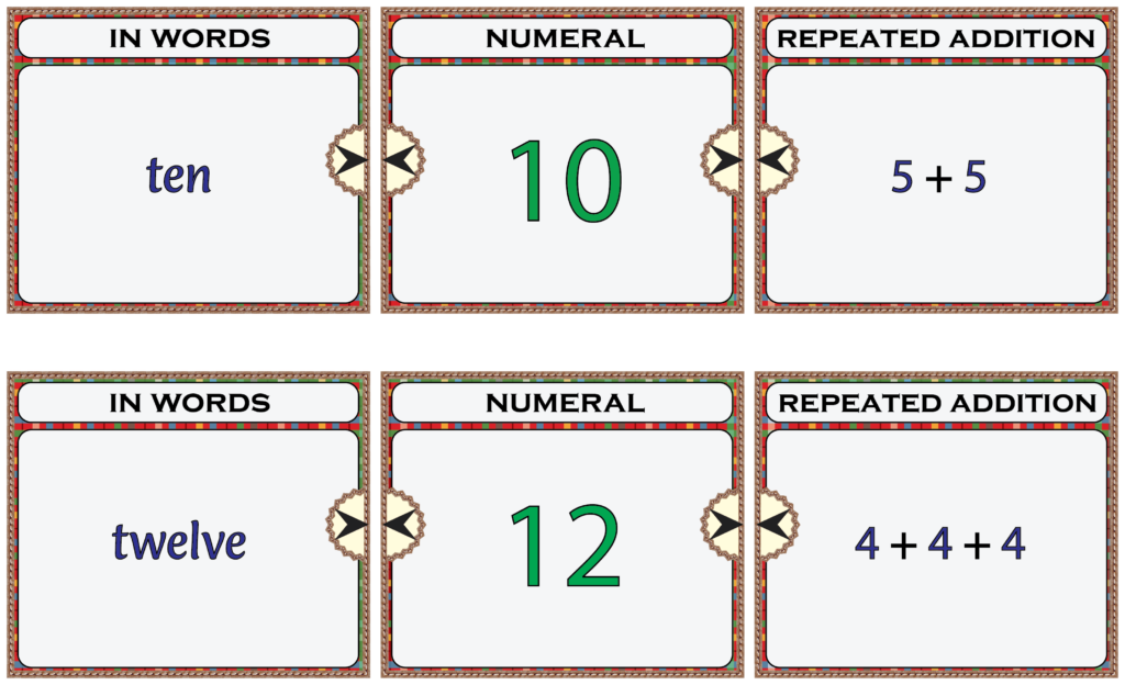 Math Center - In Words and Repeated Addition | Made By Teachers
