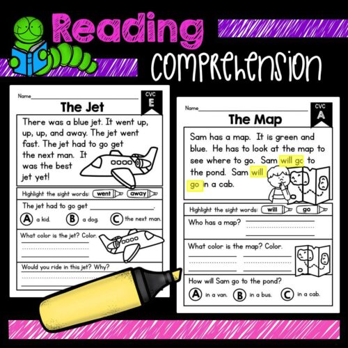 Reading Comprehension Bundle, k-1 - Made By Teachers