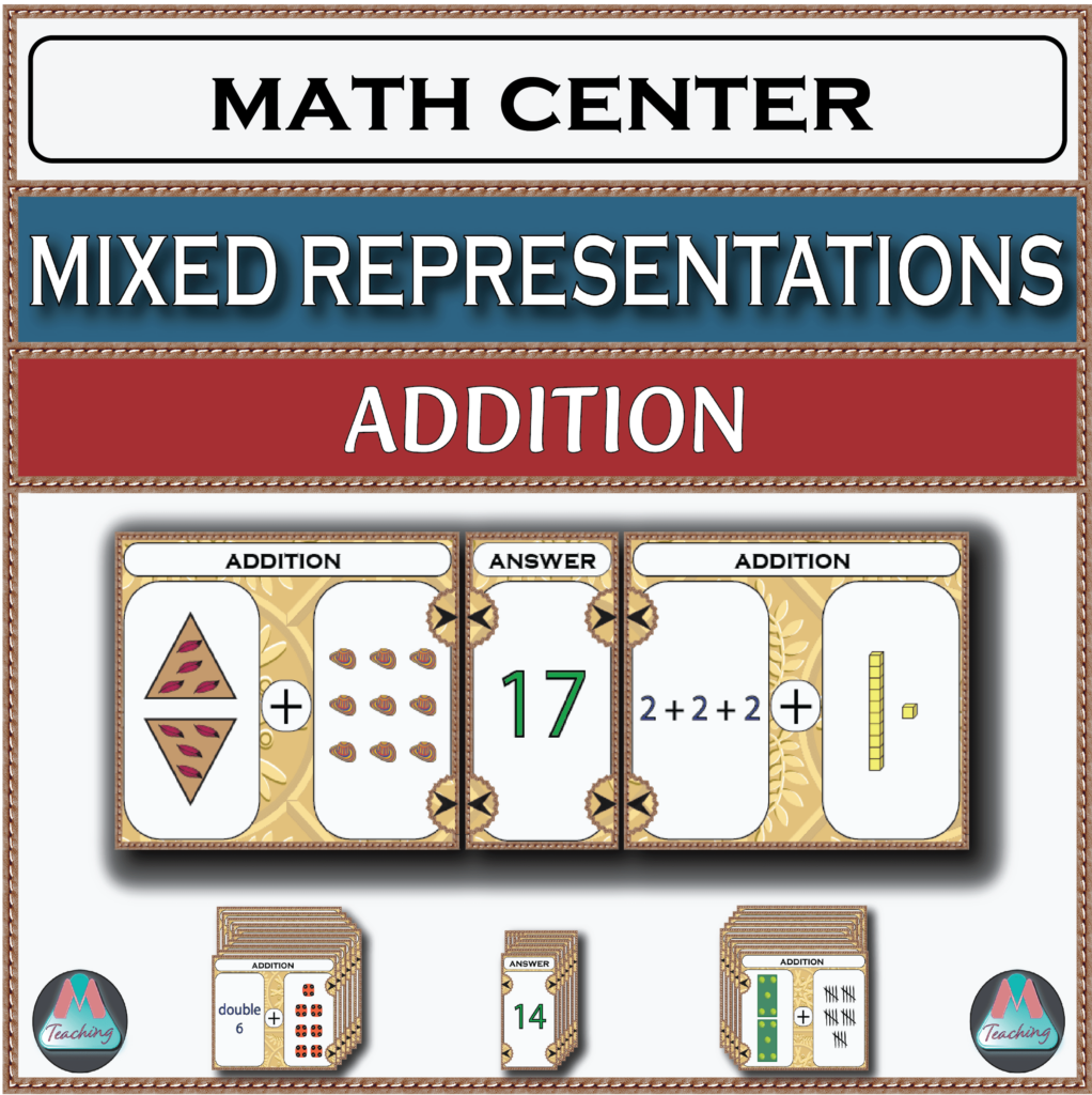 Math Center: Mixed Representations – Addition | Made By Teachers