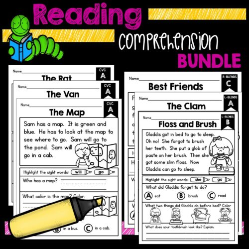 Reading Comprehension Bundle, k-1 - Made By Teachers