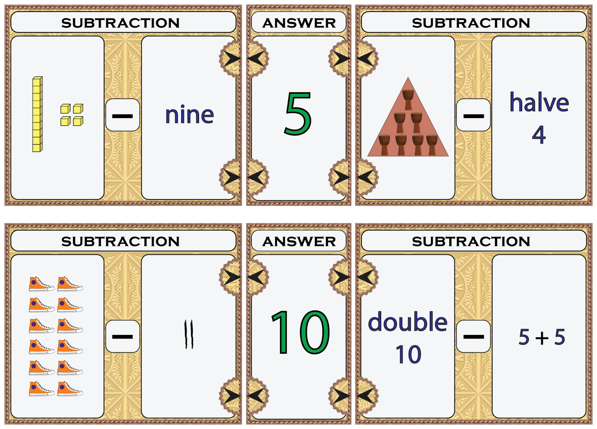 Math Center Mixed Representations Subtraction Made By Teachers